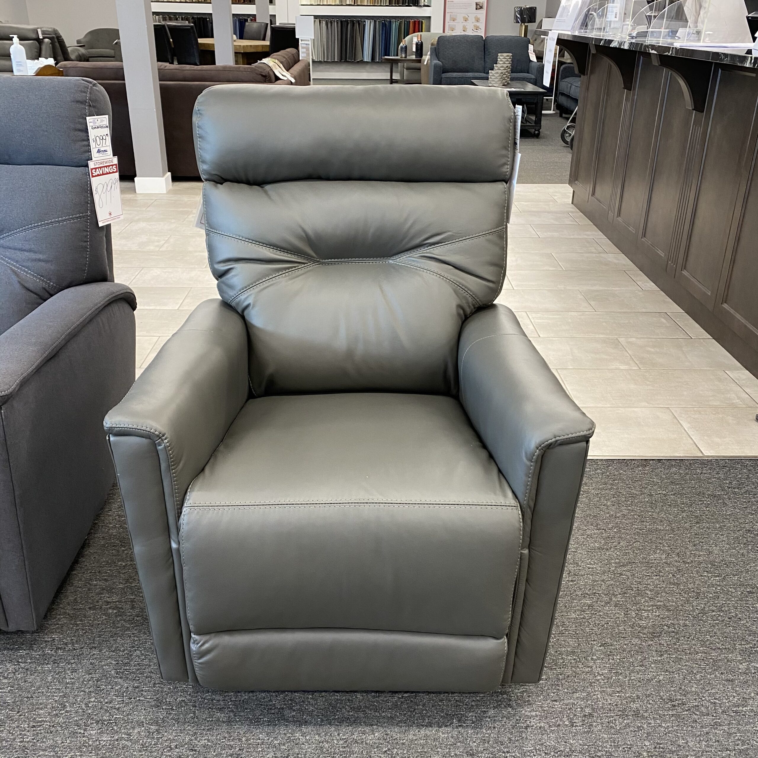 Palliser Denali Recliner - Bali Rainstorm | A-Line Furniture & Appliances